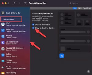 How to Customize Control Center Items in macOS 11 Big Sur?